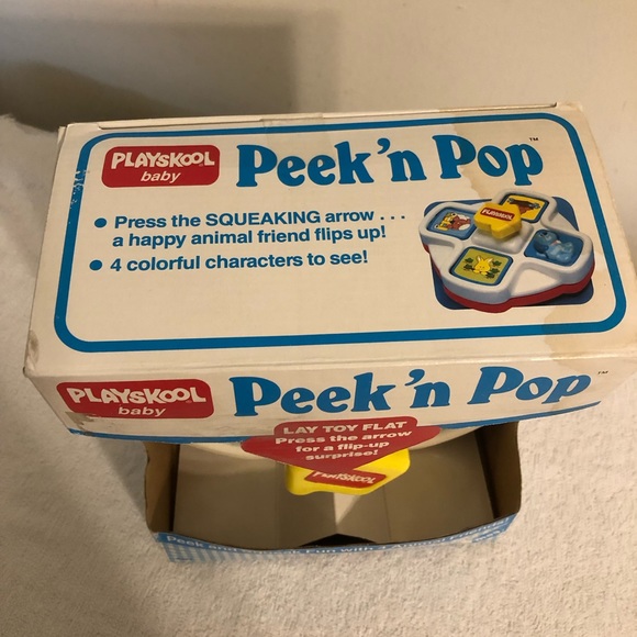 Playskool | Toys | 99 Playskool Baby Peek N Pop 5127 Nib | Poshmark